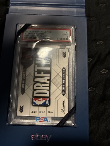 Stephen Curry PSA 9 2009 Panini Prestige Draft Class #7 One Of His Best ...