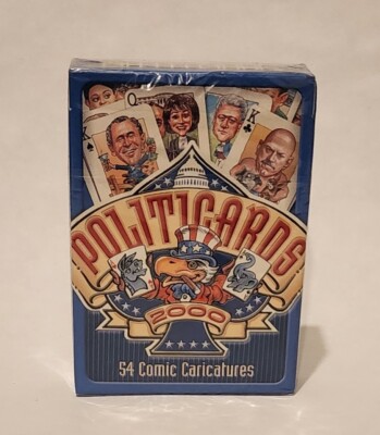 VTG Politicards Playing Card Deck From 2000 Election Sealed Blue Deck ...