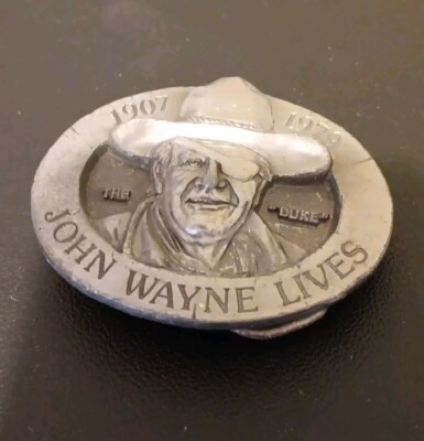 John Wayne Lives 1907-1979 "The Duke" Buckles of America belt buckle | eBay
