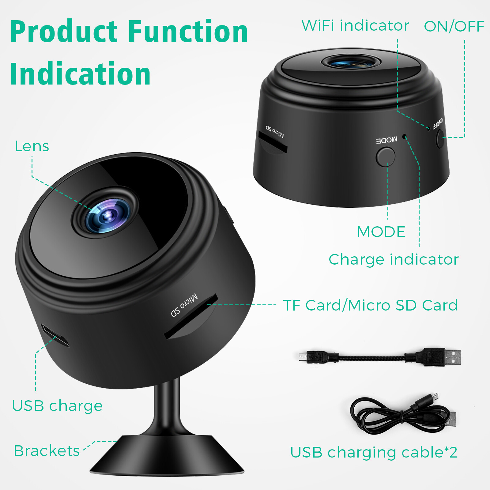 Security Camera Wireless System Home Outdoor 5G WiFi CCTV 1080P HD ...