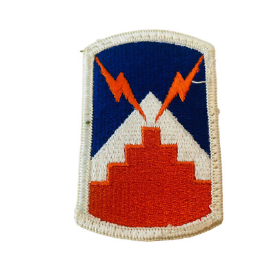 Original US Army Seventh Signal Brigade Color Merrow Edge Patch 799 | eBay