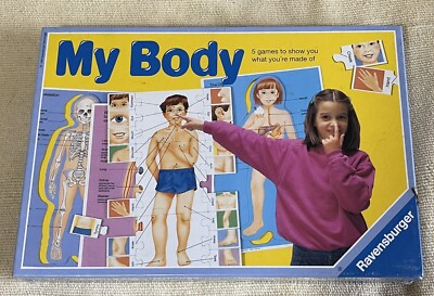 Ravensburger, My Body board game, vintage, mint condition, age 4-8 ...