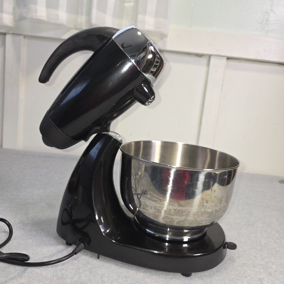 Sunbeam Mixmaster Heritage Series Model 2353 Black Stand Mixer w/Bowl ...