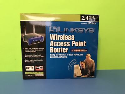 Linksys wireless access point router 2.4 ghz 11mbps 745883549948| eBay