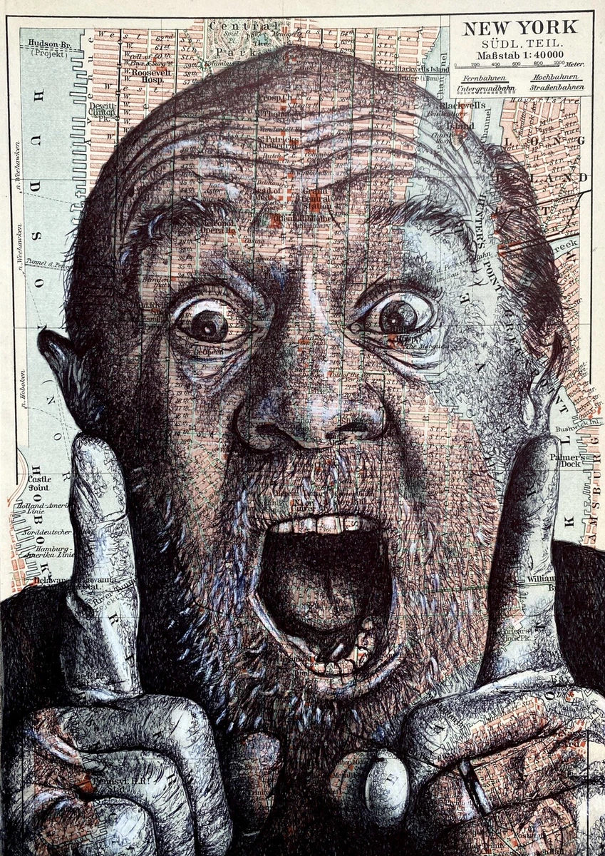 George Carlin Drawing
