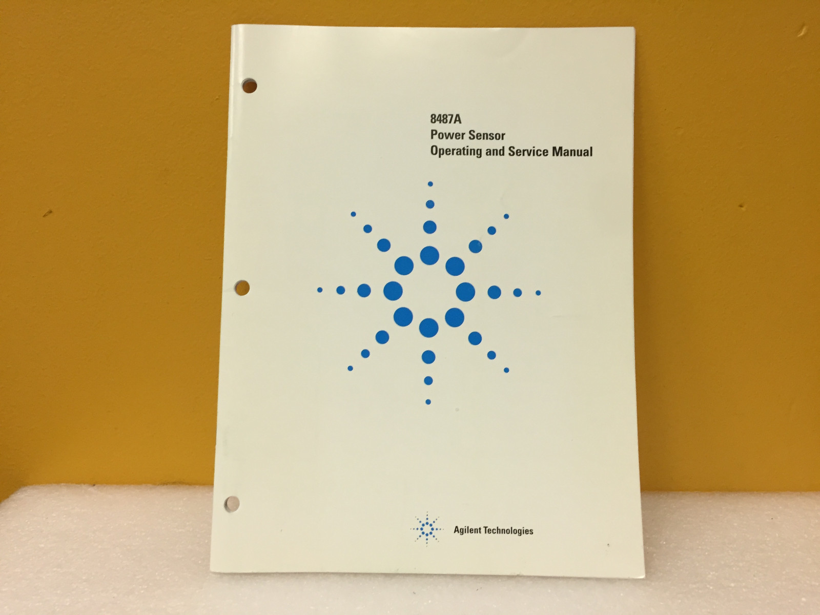 Agilent / HP 08487-90001 8487A Power Sensor Operating + Service Manual ...