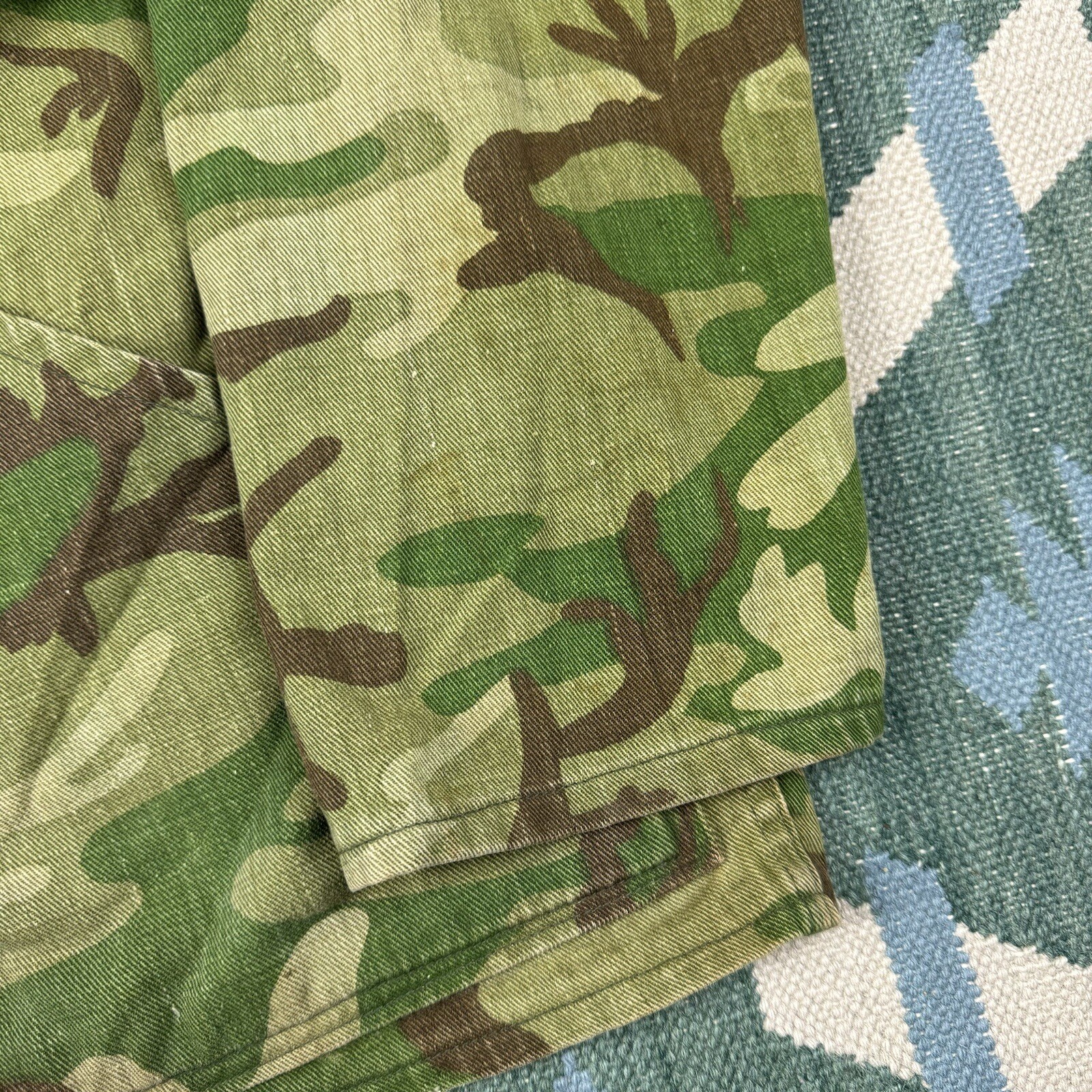 Vintage 60s Ranger Frog Skin Desert Camo Reversible Field Jacket XL USA ...