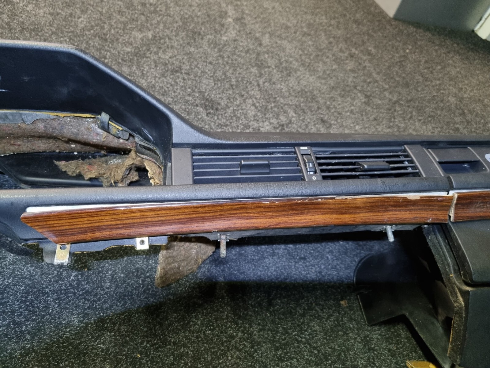 Mercedes-Benz W124 Center Dashboard Console Dash board Black AMG | E320 ...