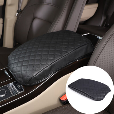 Black Leather Center Armrest Case Cover For Land Rover Range Rover ...