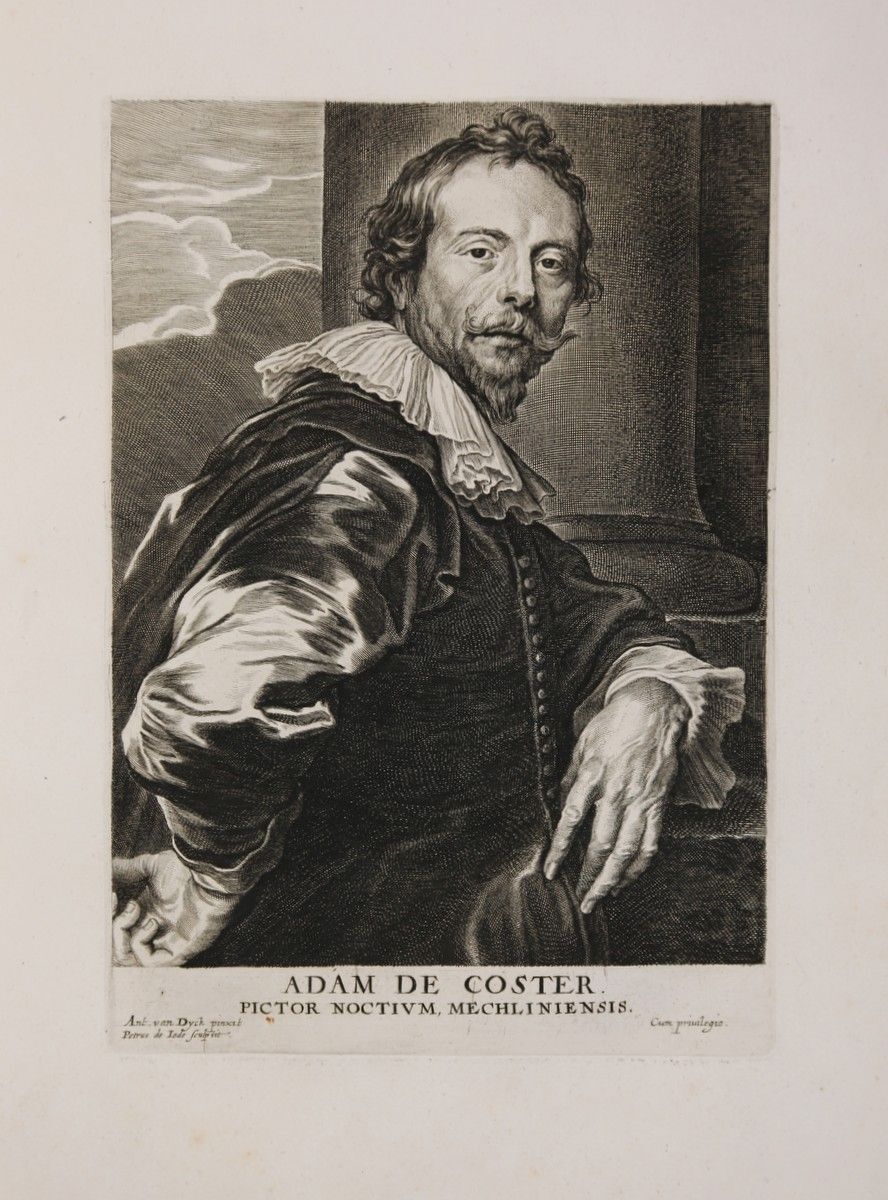 Adam De Coster (1586-1643): Copper Engraving By P.De Jode After Dyck Approx. | eBay