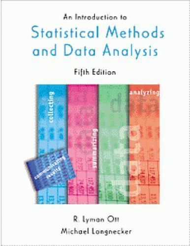 An Introduction to Statistical Methods and Data Analysis 9780534251222 ...