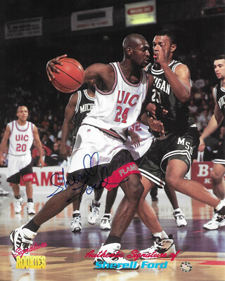 SHERELL FORD 1995 CERTIFIED Autographed Signed 8x10 Photo Card Seattle ...