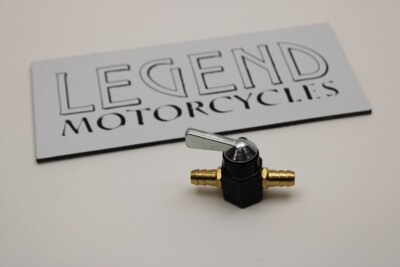 Motorcycle INLINE FUEL TAP GAS PETROL VALVE PETCOCK 8MM Motorbike -- B4 ...