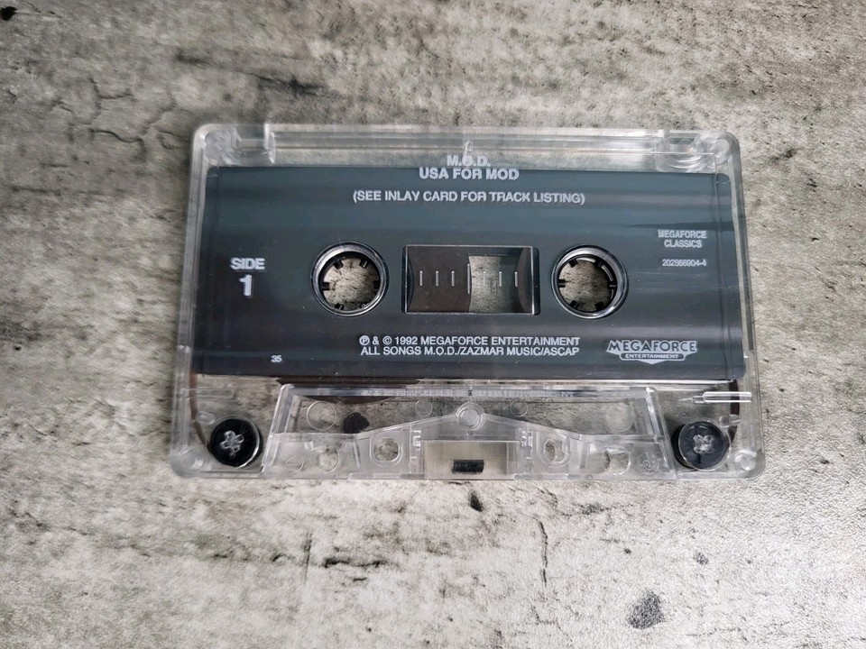 USA for M.O.D Method Of Destruction Cassette Tape 1987 Vintage 80s ...