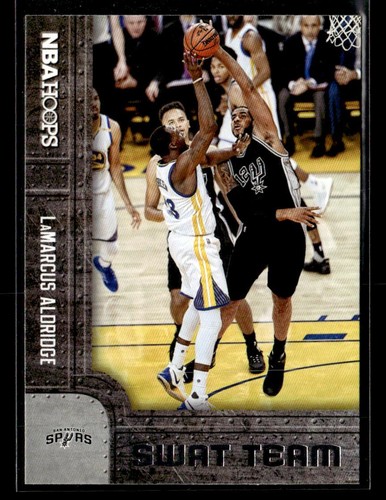 2017-18 Hoops #13 LaMarcus Aldridge Swat Team Card San Antonio Spurs | eBay