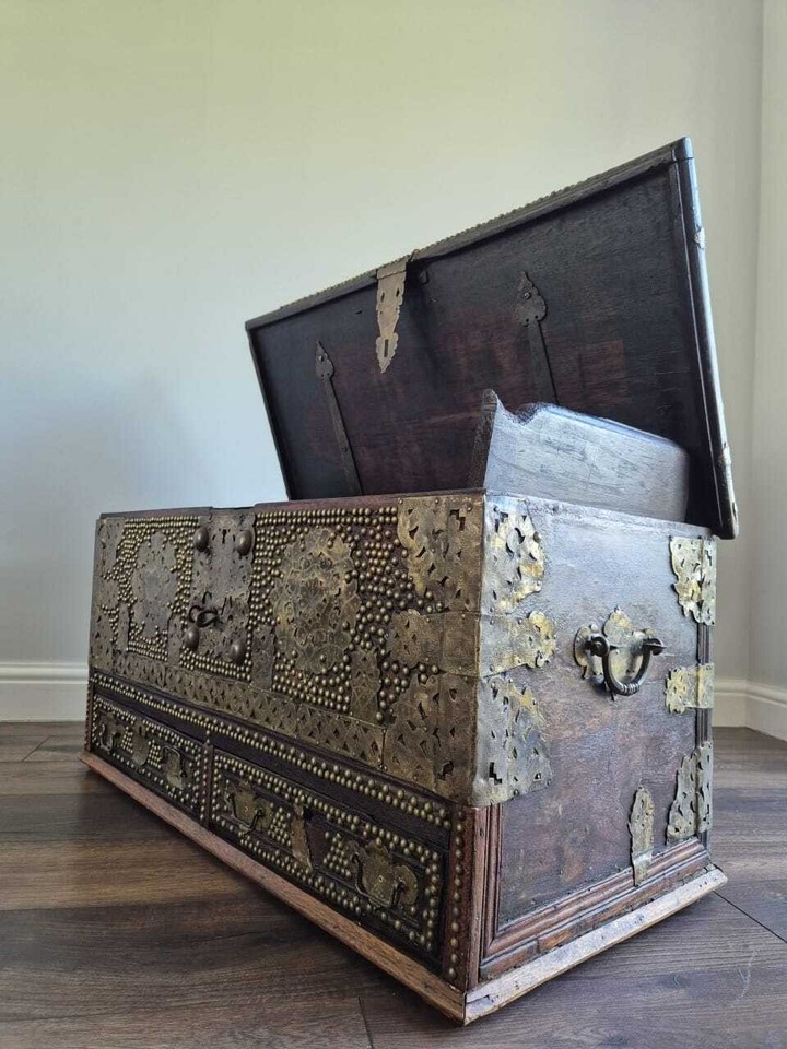Oman Dowry Chest, Mandoos Zanzibar Chest, 19th Century | eBay UK