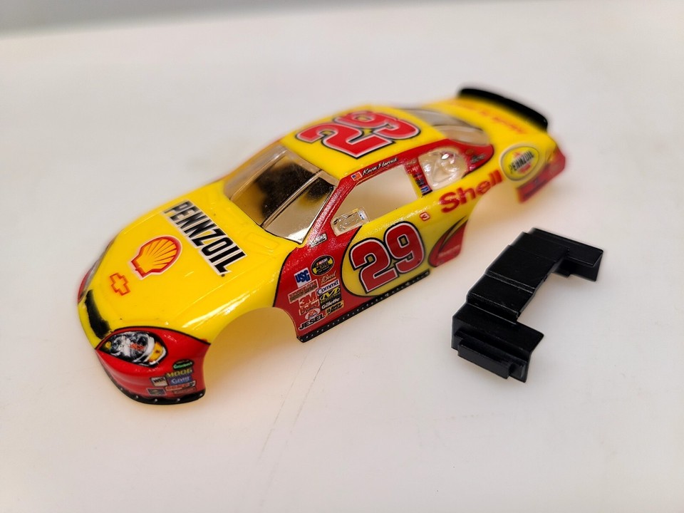 AFX CUSTOM NASCAR BODY KEVIN HARVICK YELLOW #29 W/CLIP FITS AFX SUPER ...
