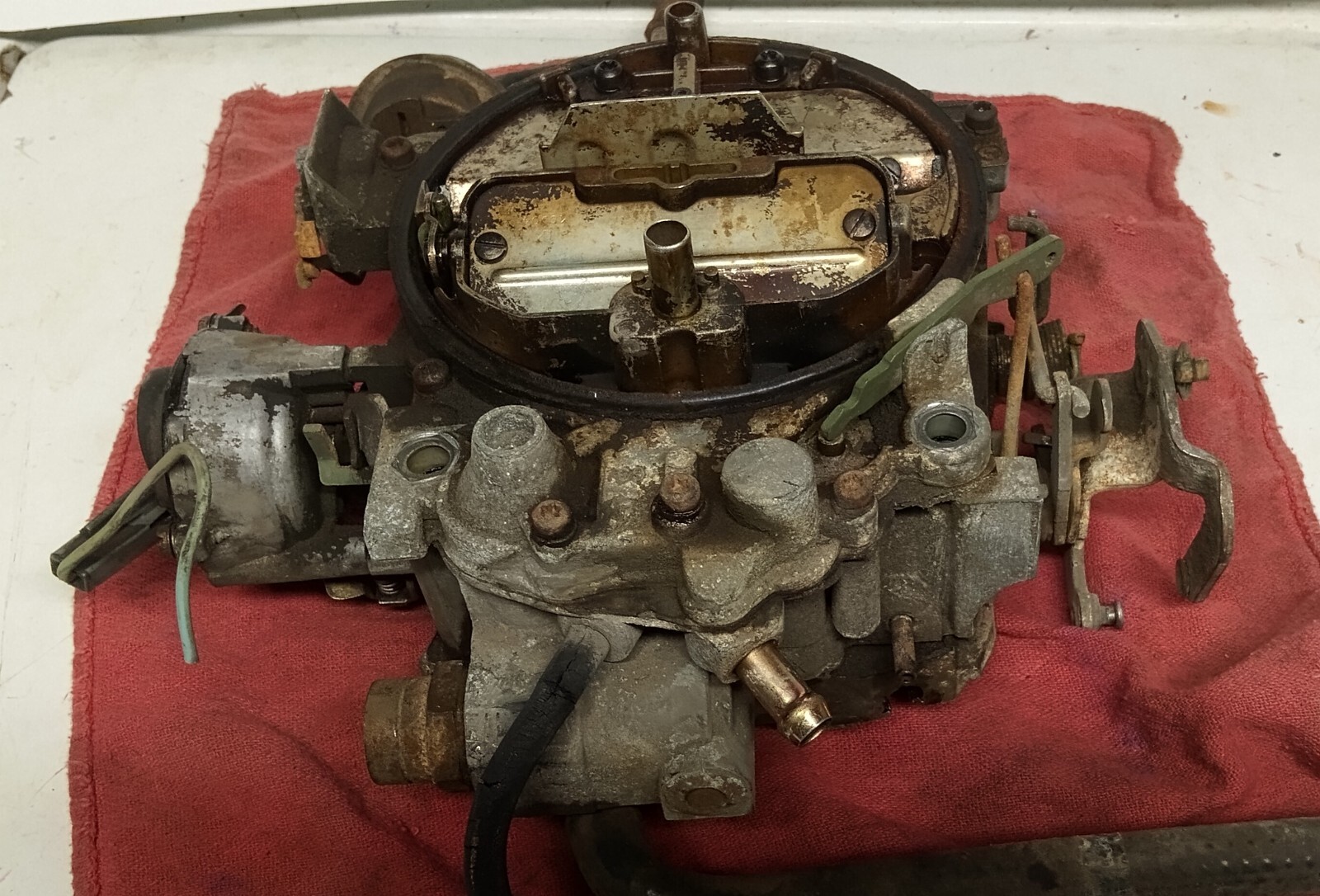 Carburetor Chevy 305 350 Rochester Quadrajet M4ME Electric Choke 83 GMC ...