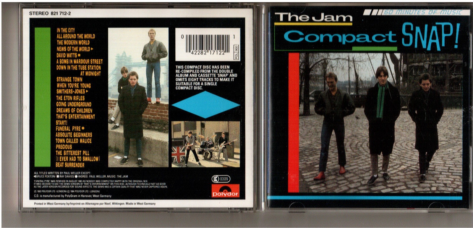 Rare Best Sounding Non-Remaster Original The Jam Compact Snap 1984 West ...