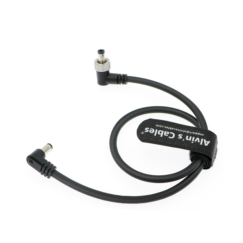 Right Angle DC to Locking DC Power Cable for SmallHD 702 Atomos Ninja V ...
