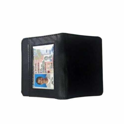 18 Cards Mens Leather Credit Card Holder Wallet Money Case RFID Blockin ...