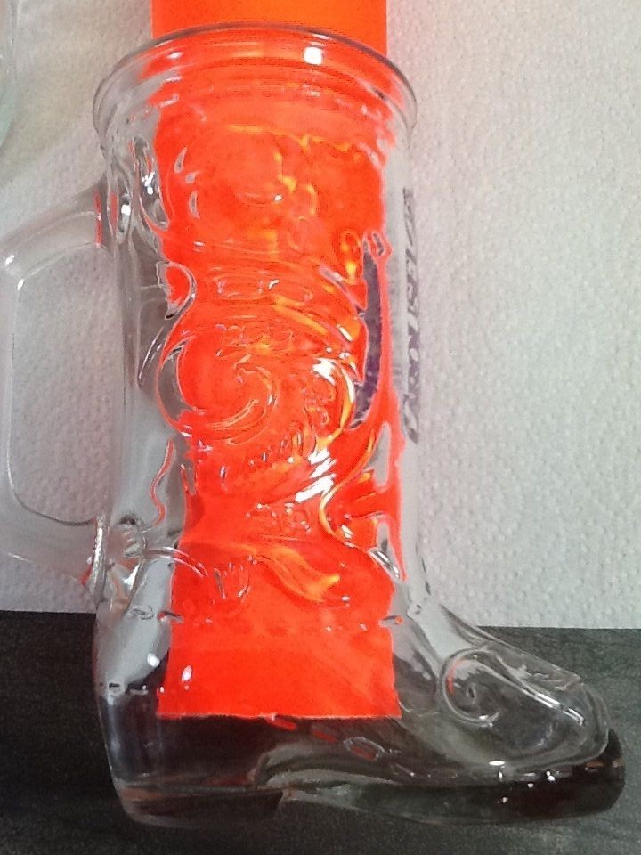 Collectible Glass Boot Drinking Mug Carousel Dinner Theater | eBay