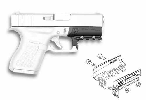 Recover Tactical Picatinny Rail Glock 17,19,20,21,23,26,27,29,30,36,42 ...