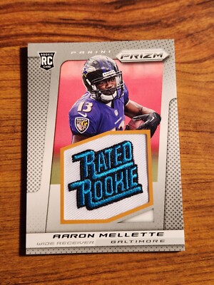 Aaron Mellette 2013 Panini Prizm Rated Rookie Manufactured Patch #202 ...