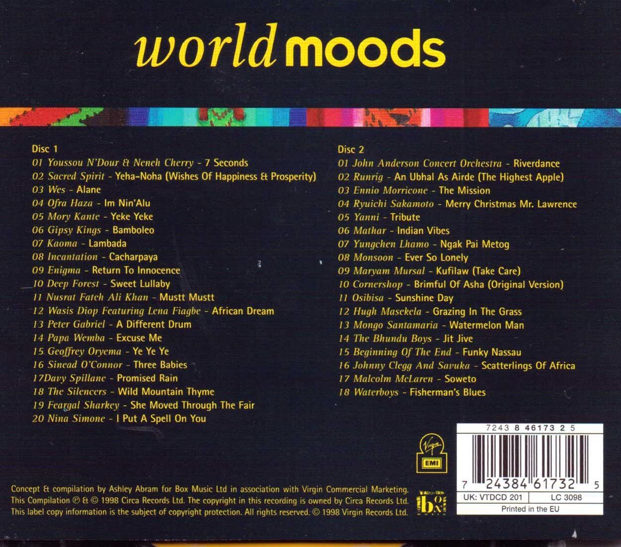 Various World Moods (CD) 724384617325 | eBay