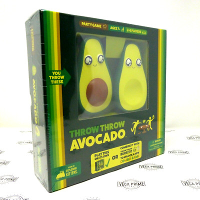 Throw Throw Avocado Game Fun Board Card Game Exploding Kittens NEW ...