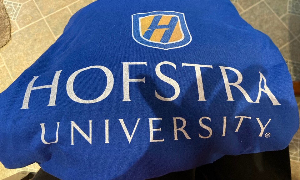 Sweatshirt Adult Medium royal BLUE Hofstra University Pullover Hoodie M ...
