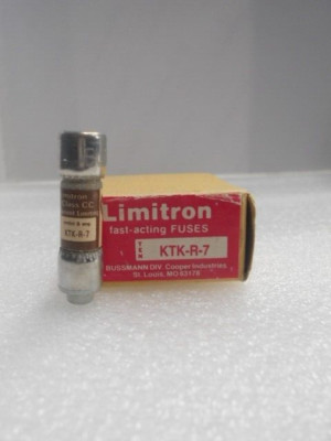 New Lot Bussmann Limitron KTK-R-7 Class CC 7 Amp Fuses 600V NIB | eBay