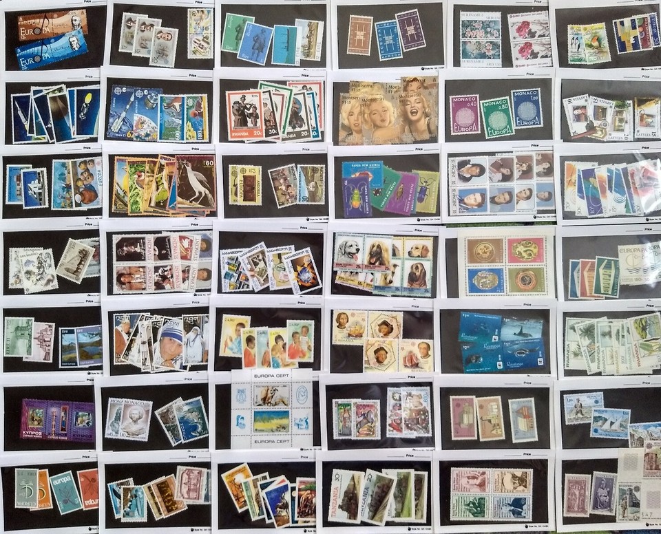 Worldwide Stamp Assortment Mint 100 Different Stamps from 20 Countries ...