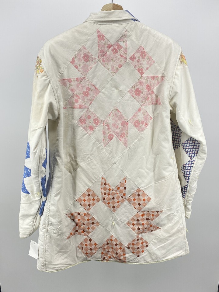 Bode Quilted Jacket size S/M one of one made in the USA | eBay