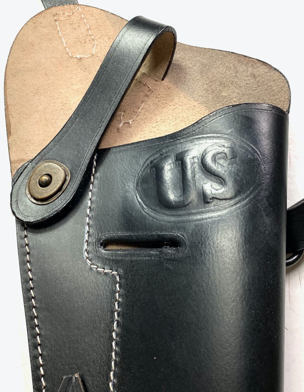 VIETNAM WAR US ARMY .45 PISTOL M3 SHOULDER HOLSTER- BLACK LEATHER | eBay