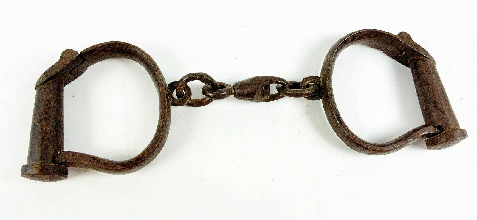 Antique Vintage iron handcuffs marked HARD | eBay