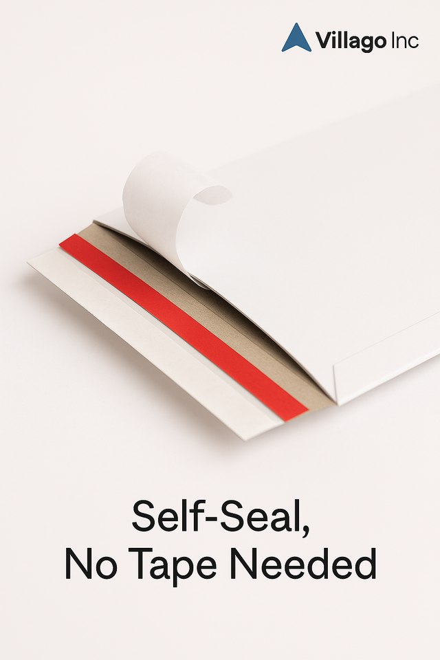 "6x8 Rigid Mailers – Self-Seal Photo Shipping Envelopes 450 GSM ...