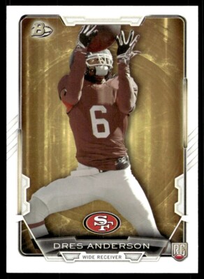 2015 Bowman Rookies Dres Anderson Rookie G63 San Francisco 49ers #83 | eBay