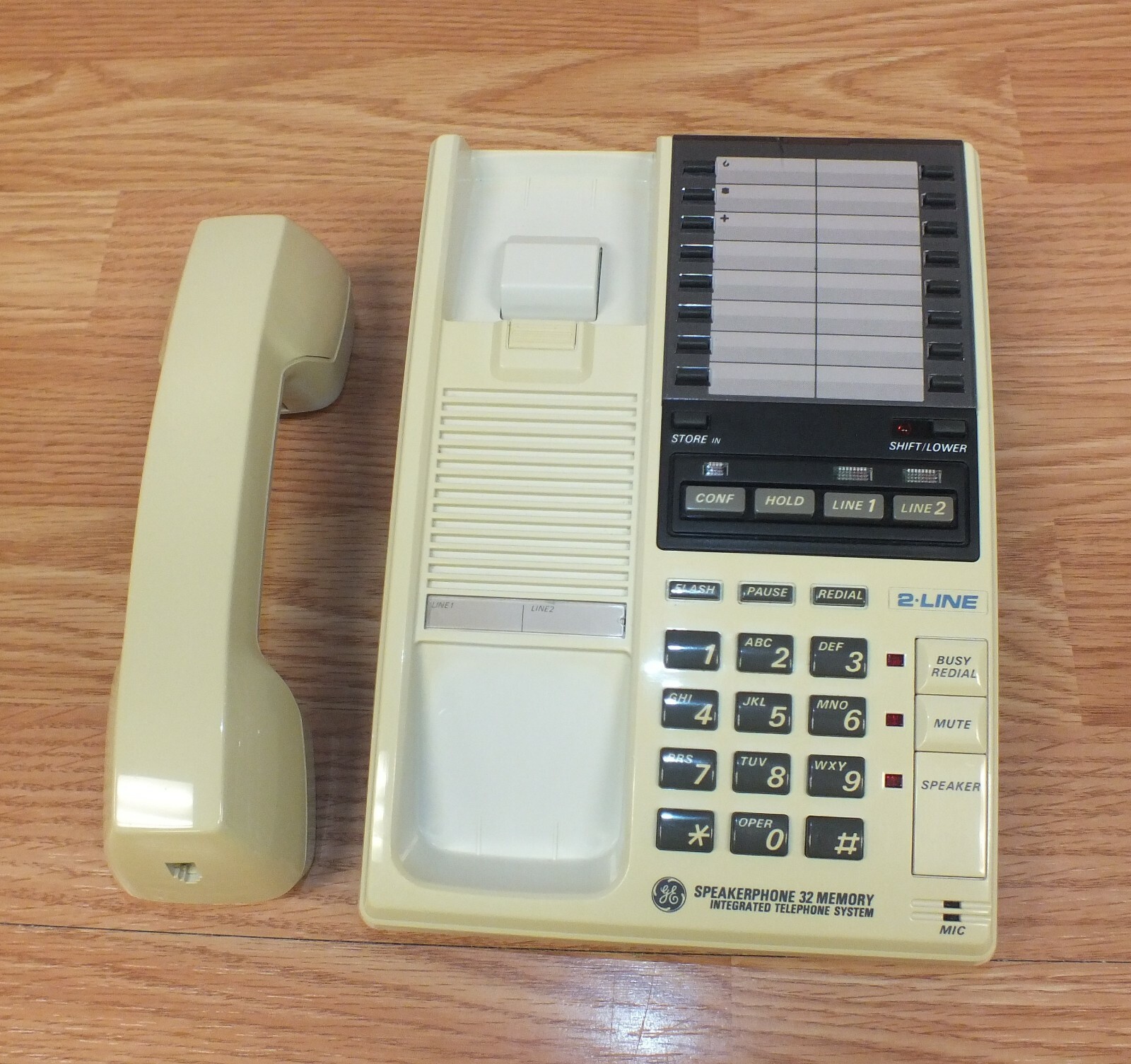 GE (2-9435A) Two-Line Speakerphone 32 Memory Integrated Telephone ...