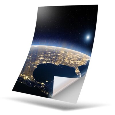 1 x Vinyl Sticker A5 - Earth from Space USA America #21485 | eBay UK