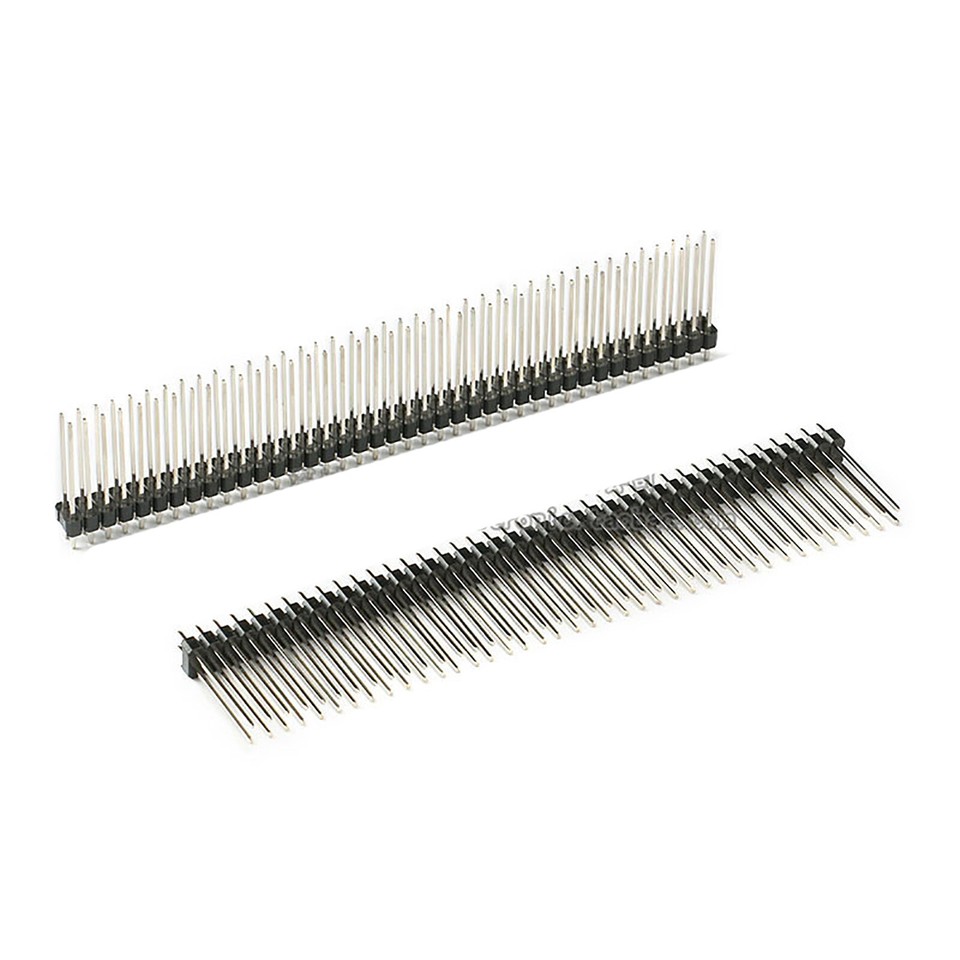 Pin Header PCB Connector 2.54mm Double/Single Row Male Socket Arduino ...