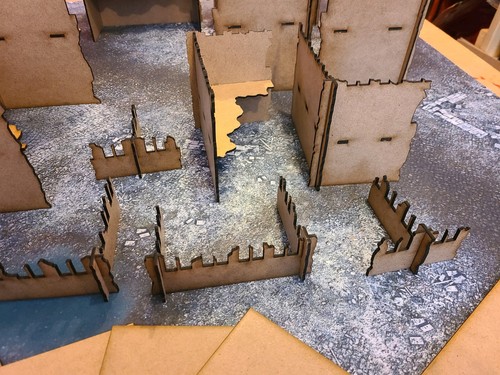 Pariah Nexus & Chapter Approved Terrain Tournament Laser Cut Ruins | eBay