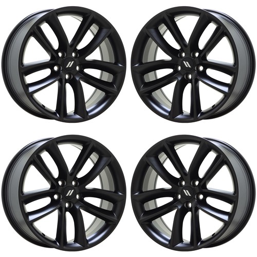 20" Dodge Charger Satin Black wheels rims Factory OEM set 2526 2653 ...
