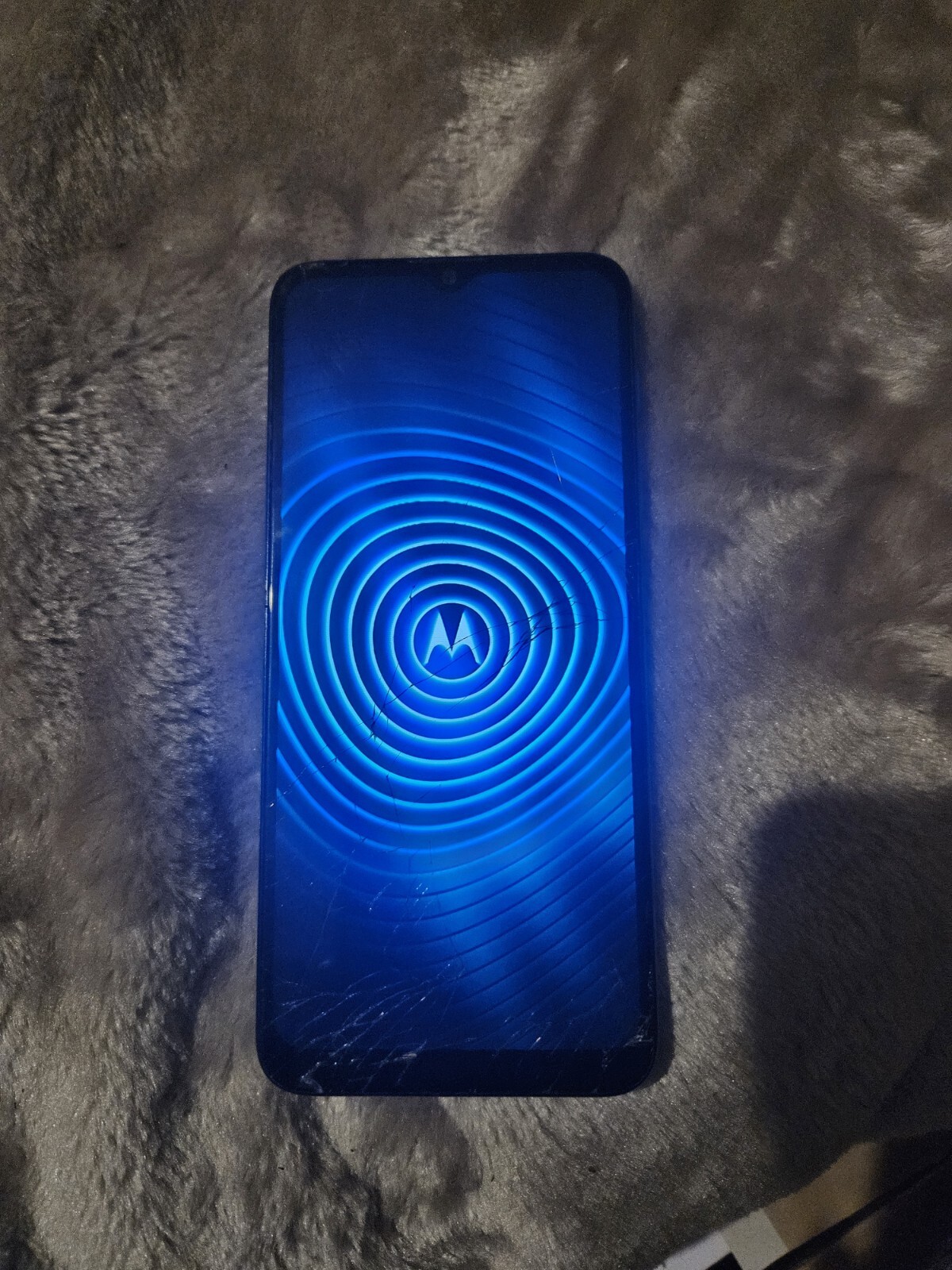 Motorola Moto E20 - 32GB - Coastal Blue (Unlocked) Screen Broken But ...