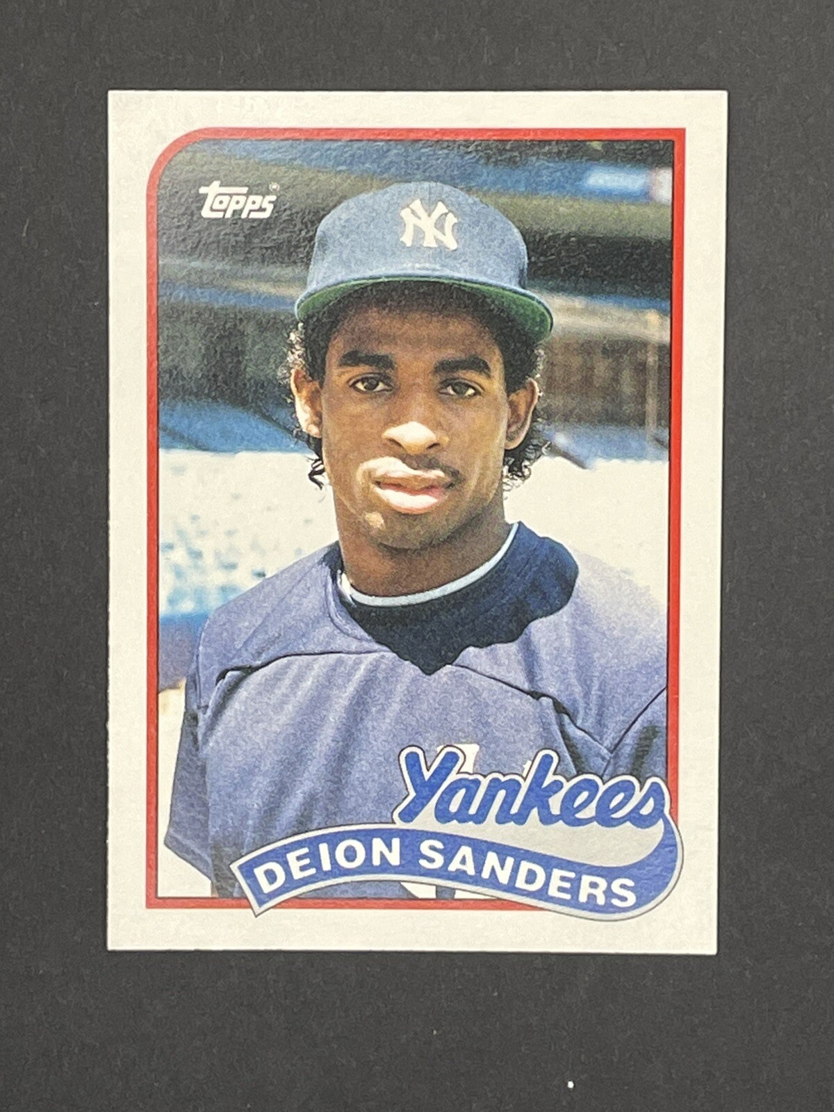 1989 Topps Traded #110T Deion Sanders Rookie Card RC Mint Yankees ...