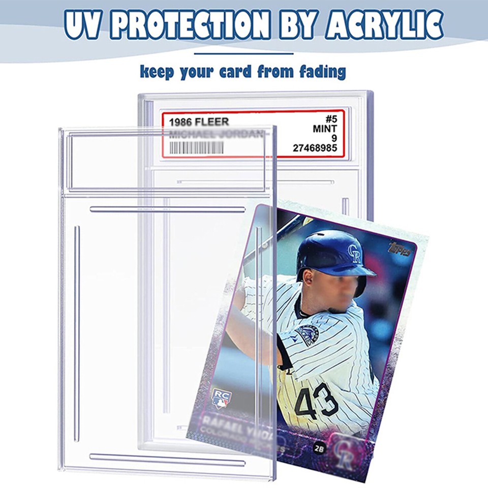 5Pcs Empty Graded Card Holder PSA Style Slab for Trading Cards ...