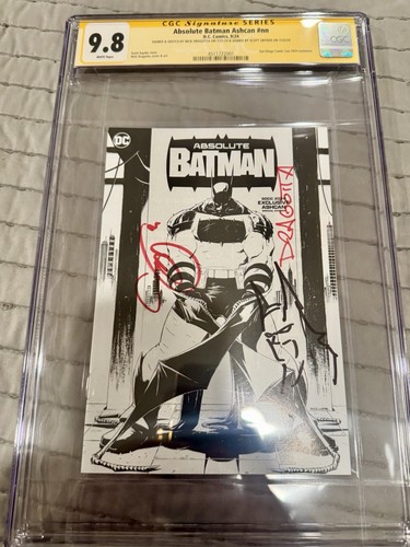 ABSOLUTE BATMAN #1 ASHCAN 2024 SDCC CGC SS 9.8 Double Signatures ...