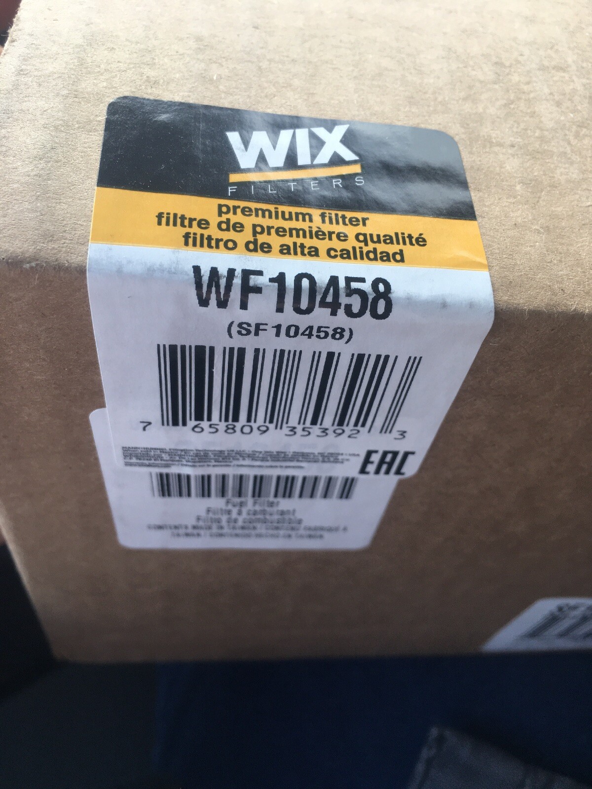 WIX WF10458 - Cross reference fuel filters