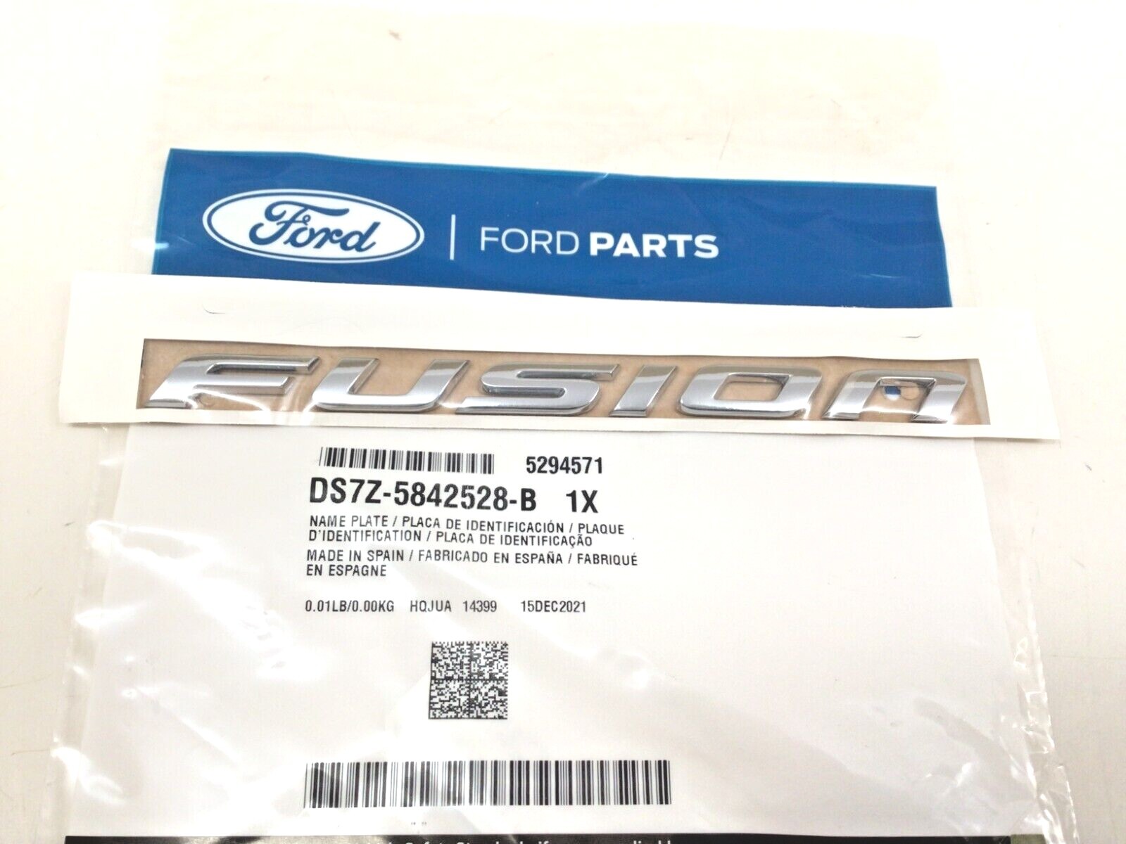 2013-2020 Ford Fusion front left right door Nameplate Emblem OEM DS7Z ...
