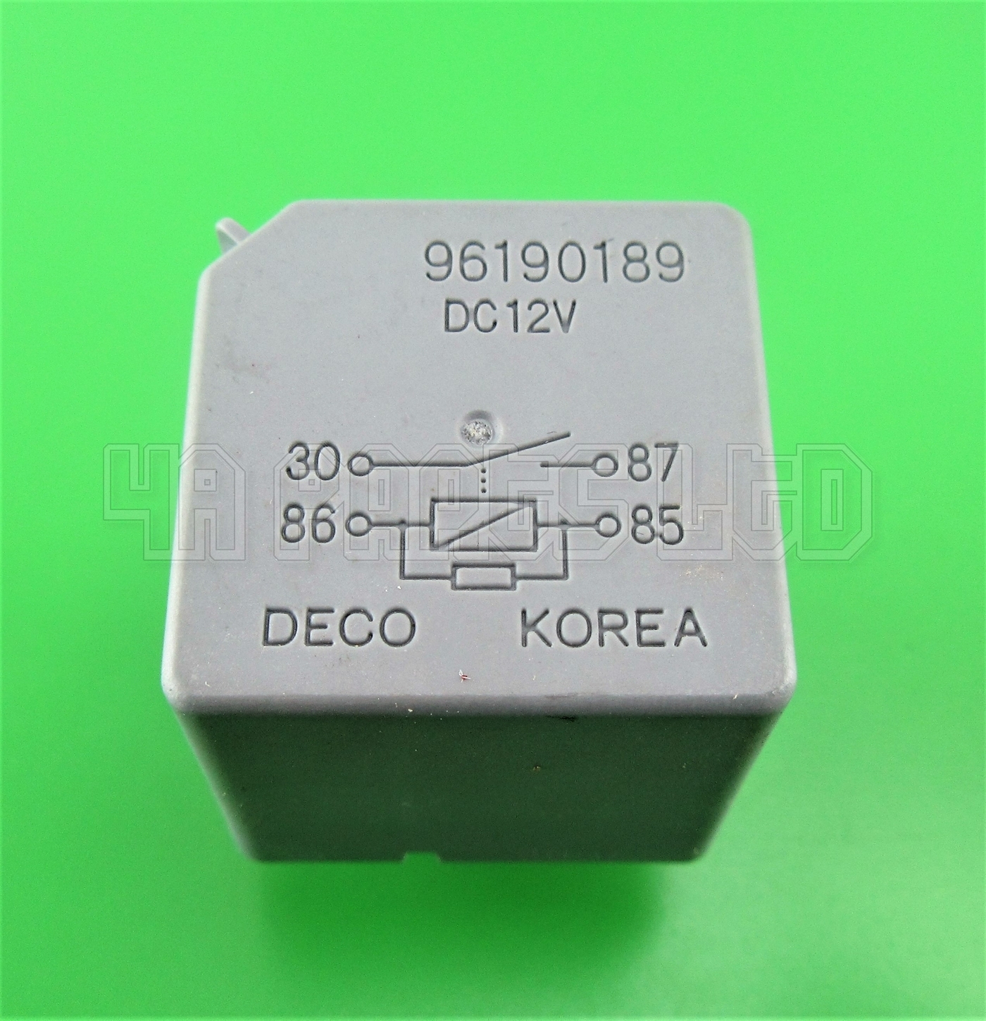 Daewoo Suzuki Chevrolet Multi-Purpose Grey Relay 96190189 4-Pin DECO ...